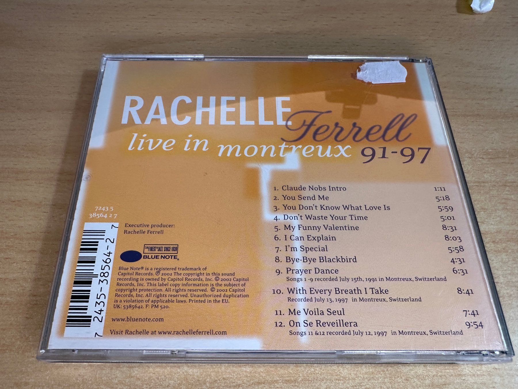 B2 Rachelle Ferrell – Live In Montreux 91-97 (Gebraucht) in Rikon im ...