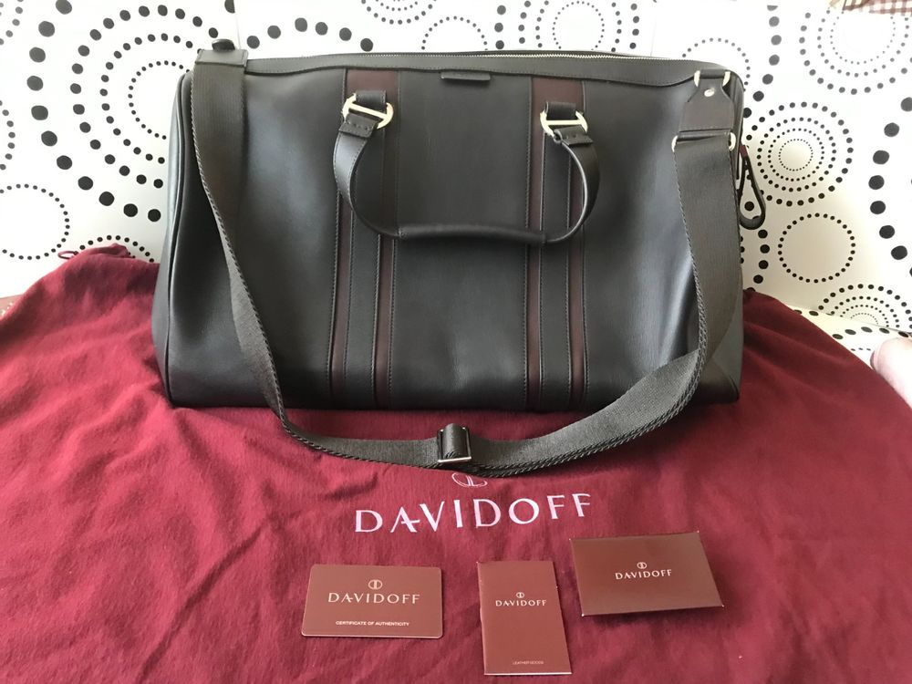 DAVIDOFF ORIG. - SAC EN CUIR DE VOYAGE - TOP PRICE - NEW !!! (Neu ...