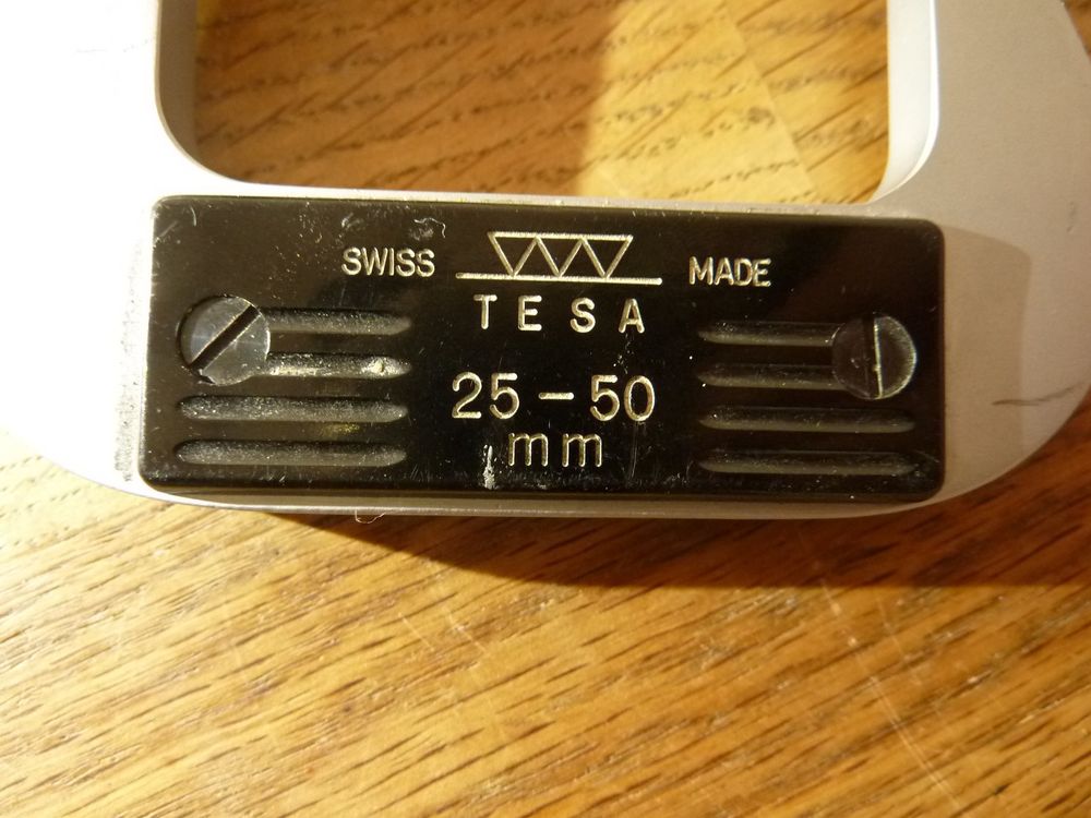 TESA Swiss Made Micrometer 25 - 50 (Gebraucht) in Hochfelden für CHF 41 ...