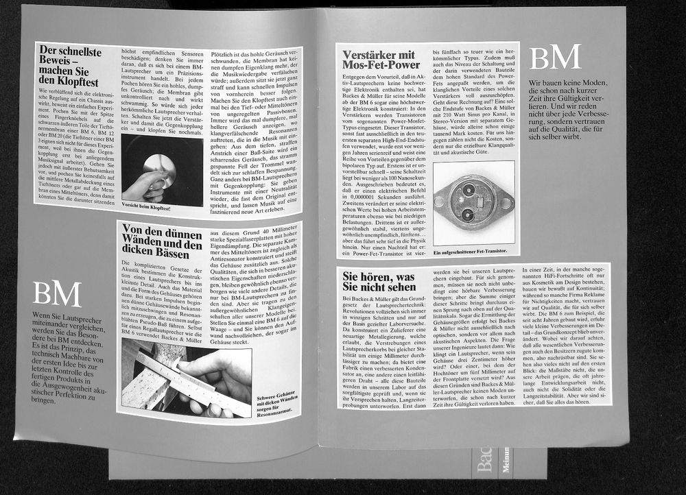 The Infinity Servo Statik 1A Loudspeaker system Prospekt (Neu (gemäss ...