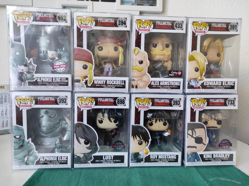full metal Alchemist funko pop complete collection (Neu und ...