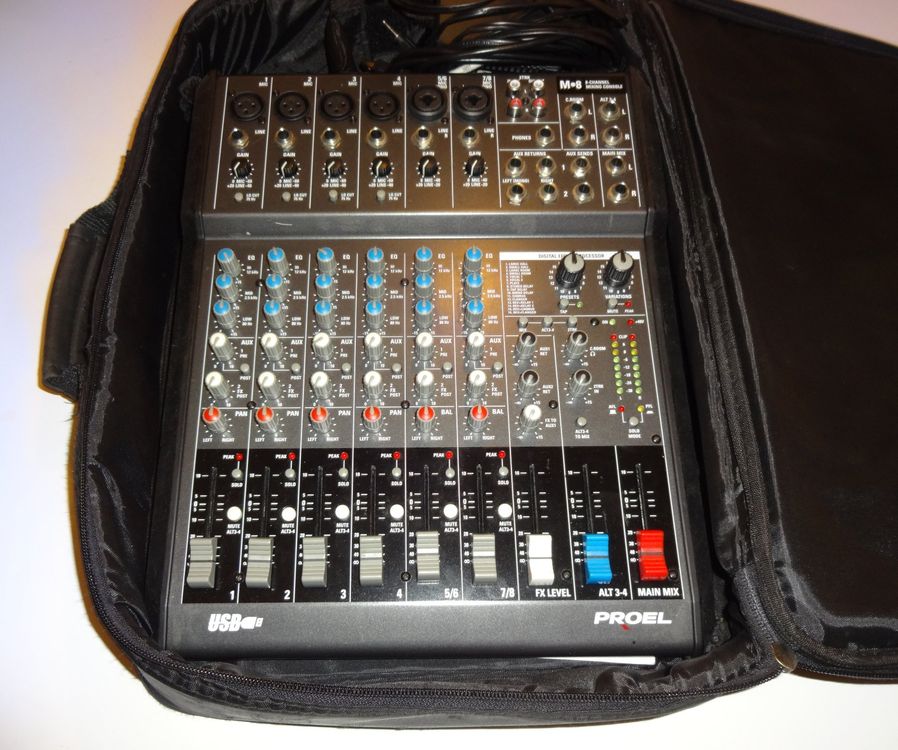 Proel M8 USB 8 channel Mixer - defekt - (Defekt) in für CHF 45 – mit ...