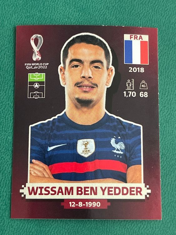 Panini WM2022 FRA 15 Wissam Ben Yedder | Kaufen auf Ricardo