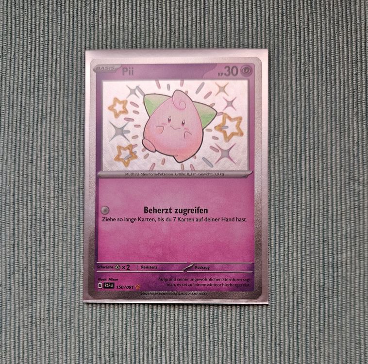Pokémon - Pii Shiny (PAF 150) / Paldeas Schicksale (Neu (gemäss ...