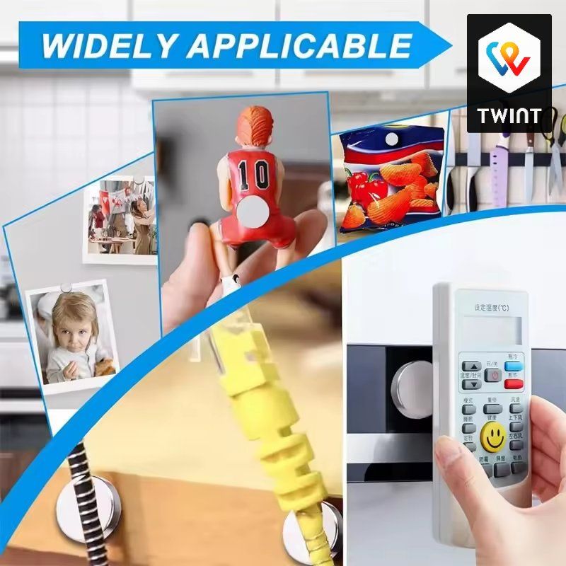 🧲 Aimants Ronds 10x2 mm – 50 Pièces Bricolage & Bureau (Nuovo e nell ...