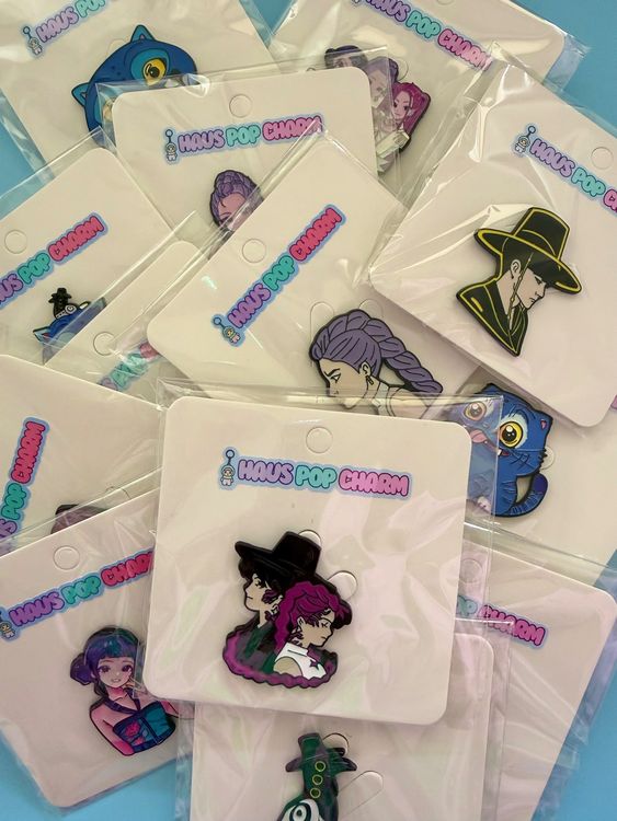 Custom KPOP DEMON HUNTERS Enamel Pins Various Designs (Neu und ...