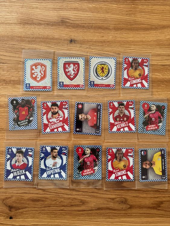 14 x EURO 2024 Sticker / Parallel EURO / MEGA ECO Exclusiv (Gebraucht ...