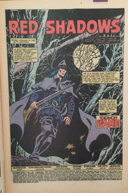 6 x The Sword of Solomon Kane - Marvel Comics - Miniserie (Gebraucht ...