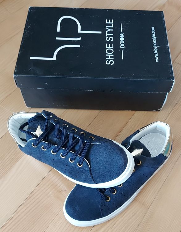 Neue Sneaker Gr. 37 von Hip Shoe Style dunkelblau | Kaufen auf Ricardo