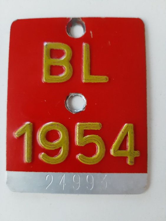 Velonummer BL 54 | Kaufen auf Ricardo