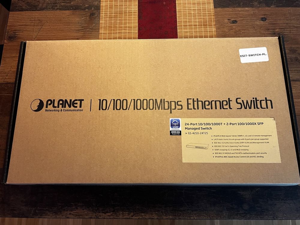 Ethernet Switch Planet GS-4210-24T2S | Kaufen auf Ricardo
