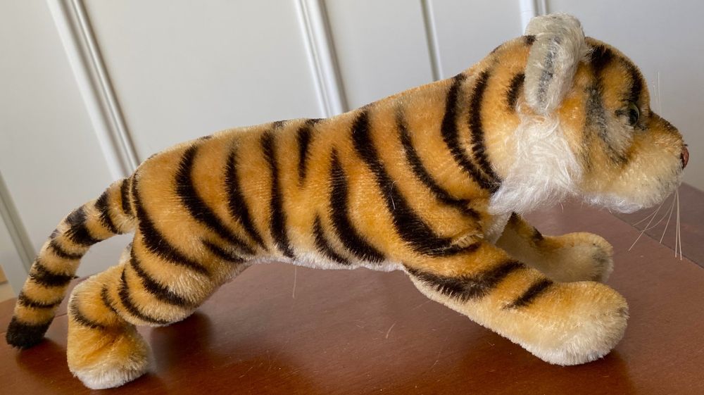 Rarität antiker Original Steiff TIGER aus Sammlung 1950 Neuw (Neu ...