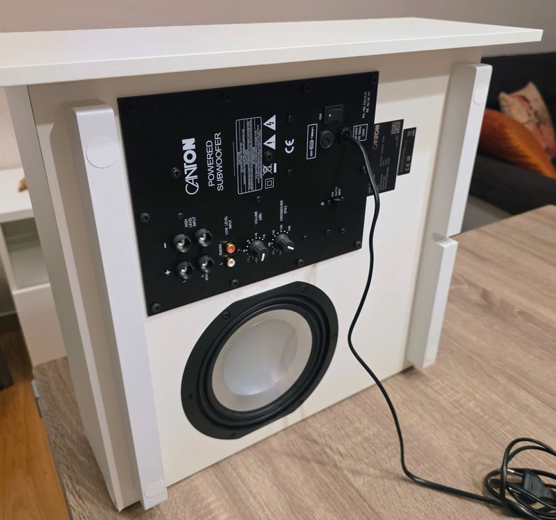 Canton Sub TS 75 SC, caisson de basse blanc (Gebraucht) in Petit-lancy ...