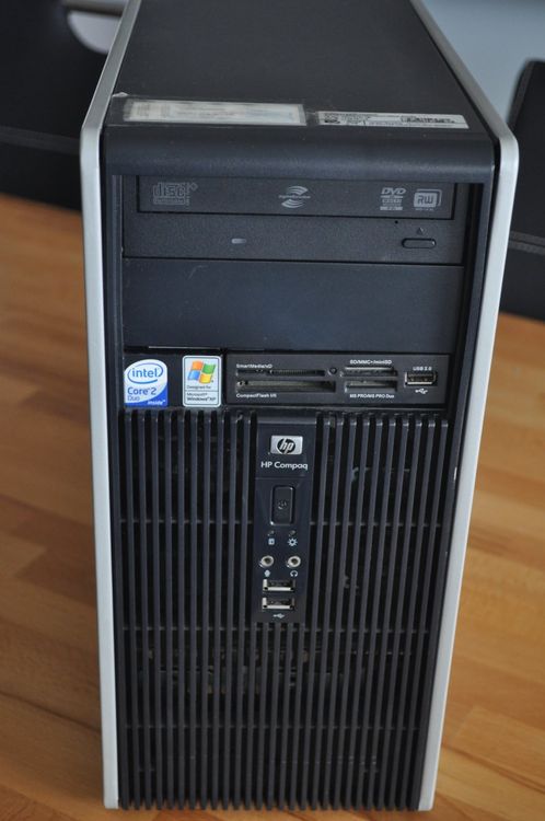 HP Compaq dc5700 mit Win7 Pro Lizenz, 22" Monitor (Gebraucht) in ...