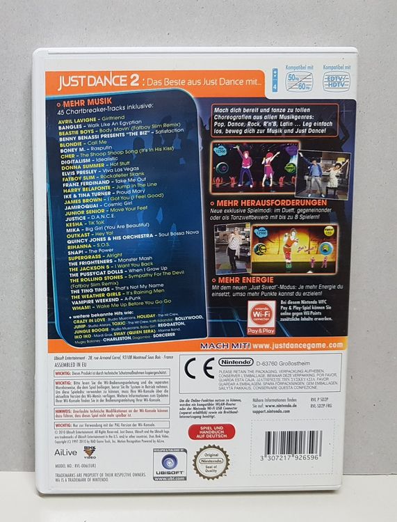 Wii Just Dance 2 Extra Songs (D'occasion) à Schüpfheim pour CHF 8.7 ...