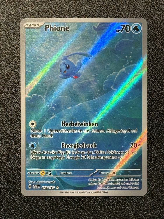 Phione 175/167 Twilight Masquerade Pokémon DE NM (Gebraucht) in Basel für CHF 6 – mit Lieferung ...