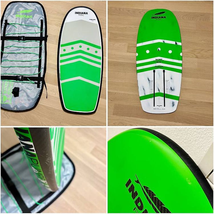 Indiana 105 Pump Foil Board Carbon inkl. Backpack (Gebraucht) in ...