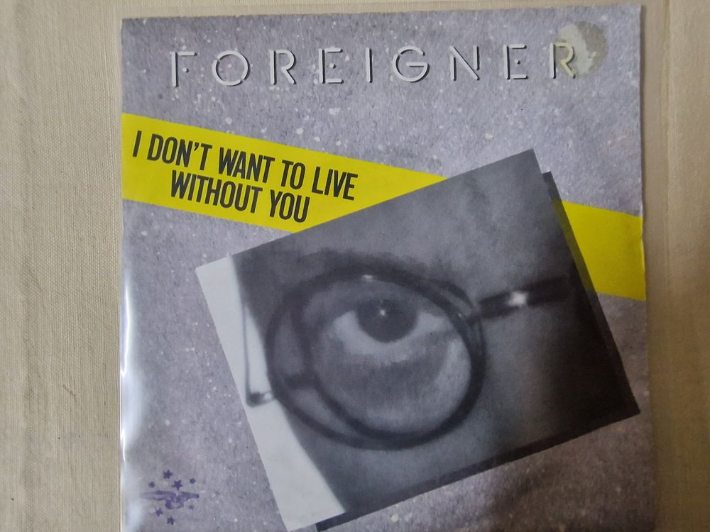 Foreigner Single – I Don't Want To Live Without You (Gebraucht) in Root ...
