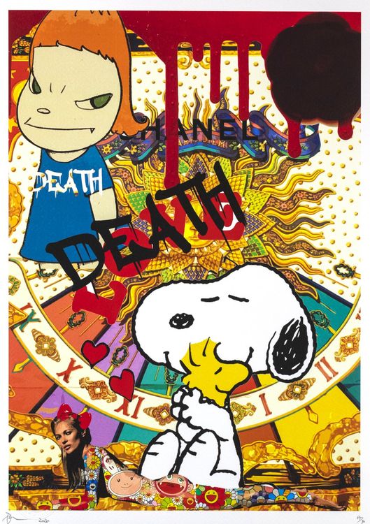 Death, Snoopy, limitierter Kunstdruck (Neu (gemäss Beschreibung)) in ...