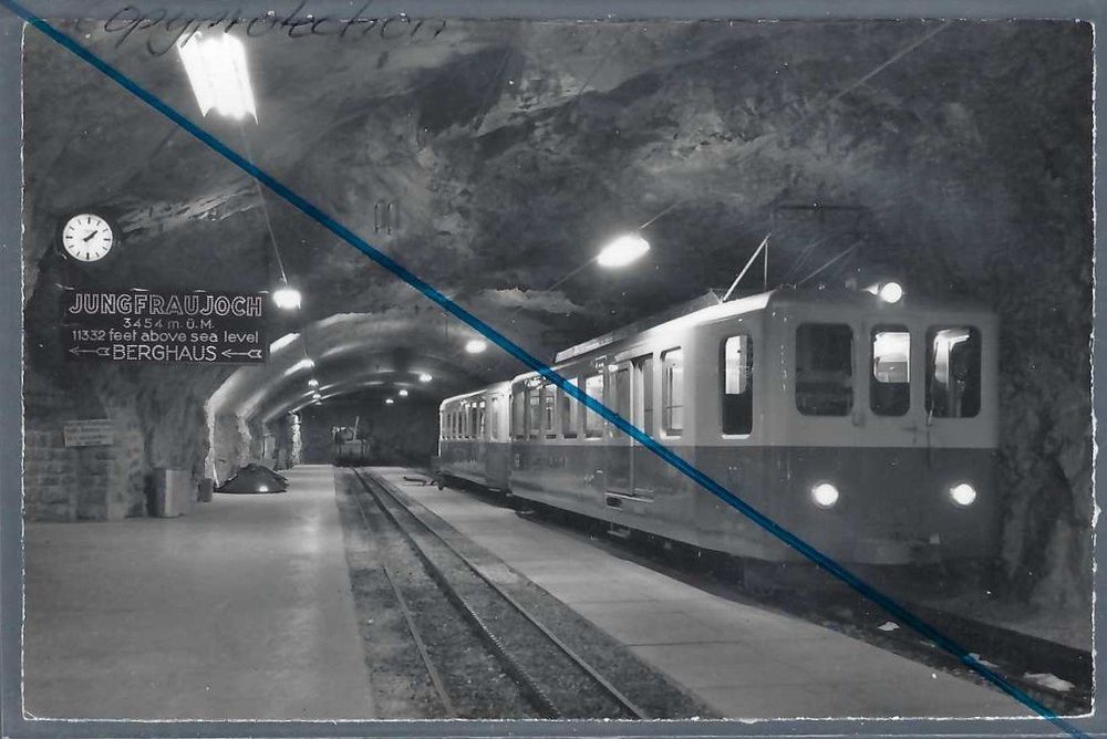 Jungfraujoch. Jungfraubahn. Bahnhof. Personenzug. (Gebraucht) in Horw für CHF 5 – mit Lieferung ...