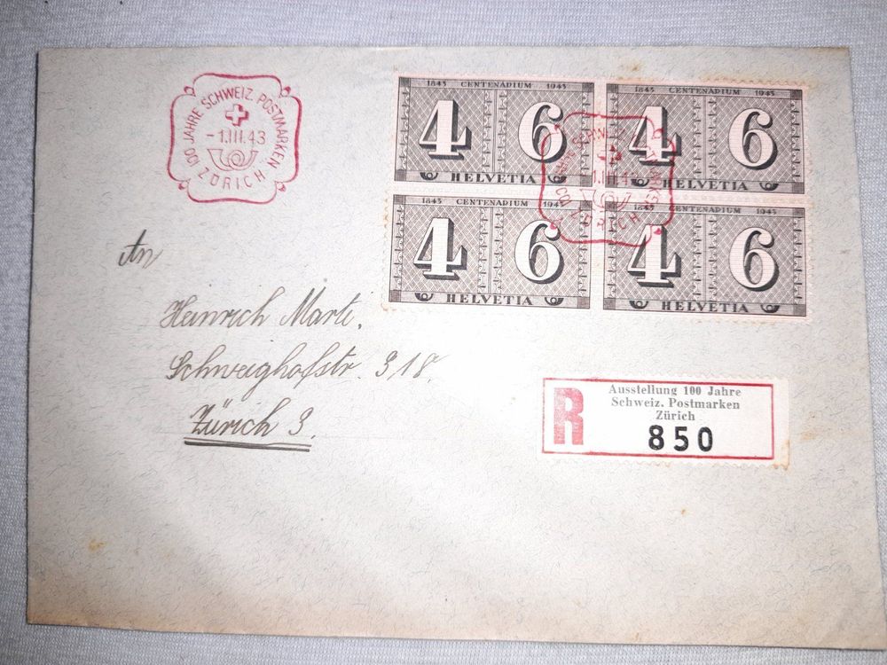 100jahre schweiz. Postmarken Zürich | Kaufen auf Ricardo