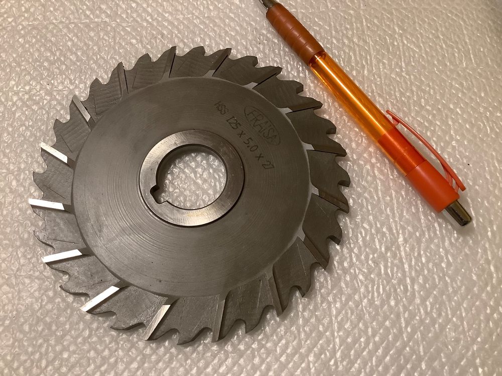 HSS Scheibenfräser Ø125 x 5.0 x 27mm, Neu von FRAISA Swiss | Kaufen auf Ricardo
