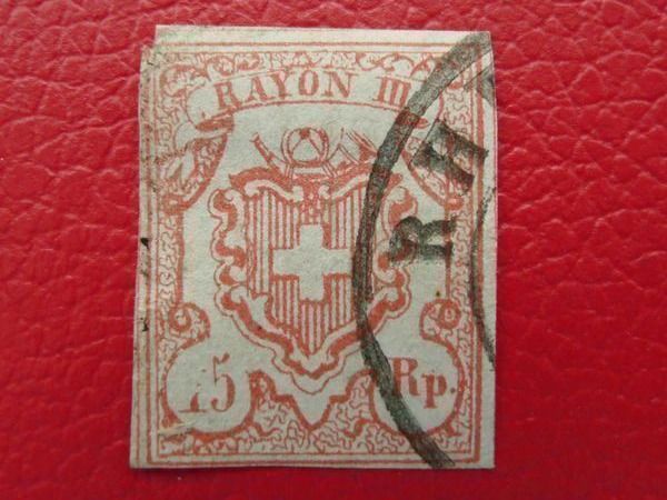 RAYON III Nr.20 mit Plattenfehler +Zierkreis RHEINECK SG ! | Kaufen auf Ricardo