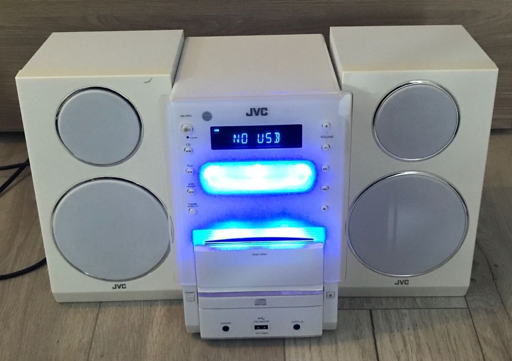 JVC Stereoanlage UX-LP55 in Weiss für iPod und iPhone (Defekt) in ...