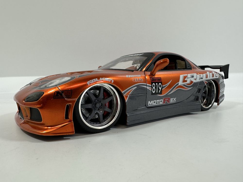 Mazda RX-7 1:18, Import Racer by Jada Toys, eher selten (Gebraucht) in ...