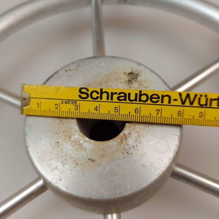 Vintage Schiffssteuerrad RULAN Swiss Made, Alu Splint Konus (Gebraucht) in Basel für CHF 25 ...
