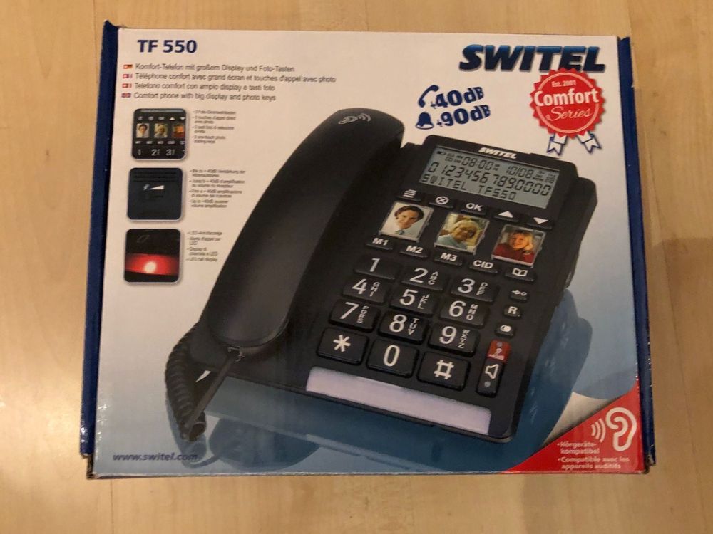 SWITEL TF 550 Telefon mit grossem Tasten (Gebraucht) in St. Gallen für CHF 24 – mit Lieferung ...