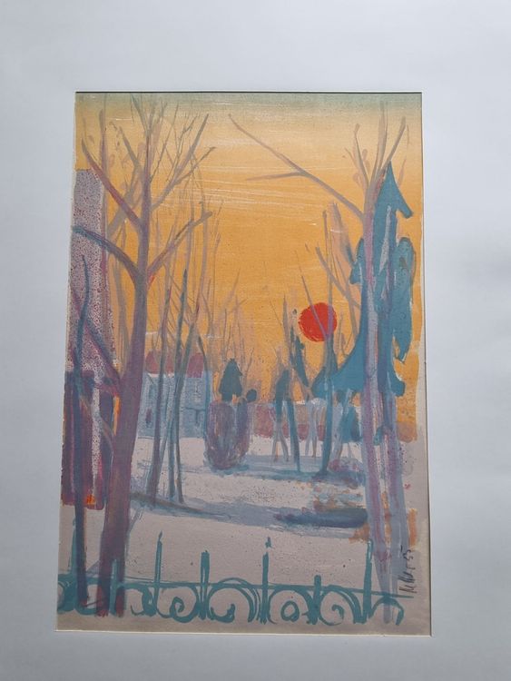 KELLER HEINZ LITHOGRAPHIE SIGNIERT DATIERT | Kaufen auf Ricardo