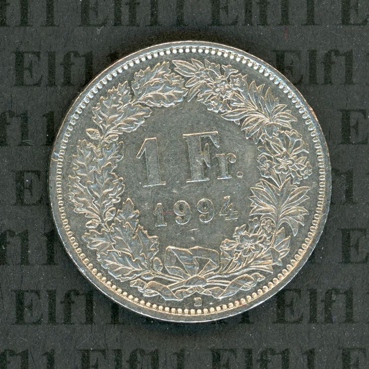 CHF___1.00 1994 -vz 1 Franken (Gebraucht) in Widnau für CHF 3 – mit Lieferung auf Ricardo kaufen