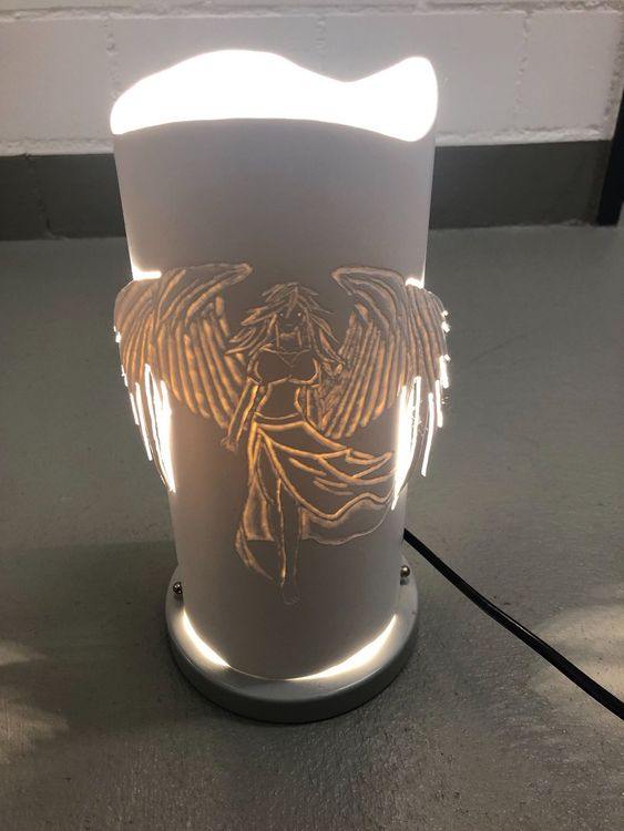 Hübsche selbstgemachte Lampe, Engel | Kaufen auf Ricardo