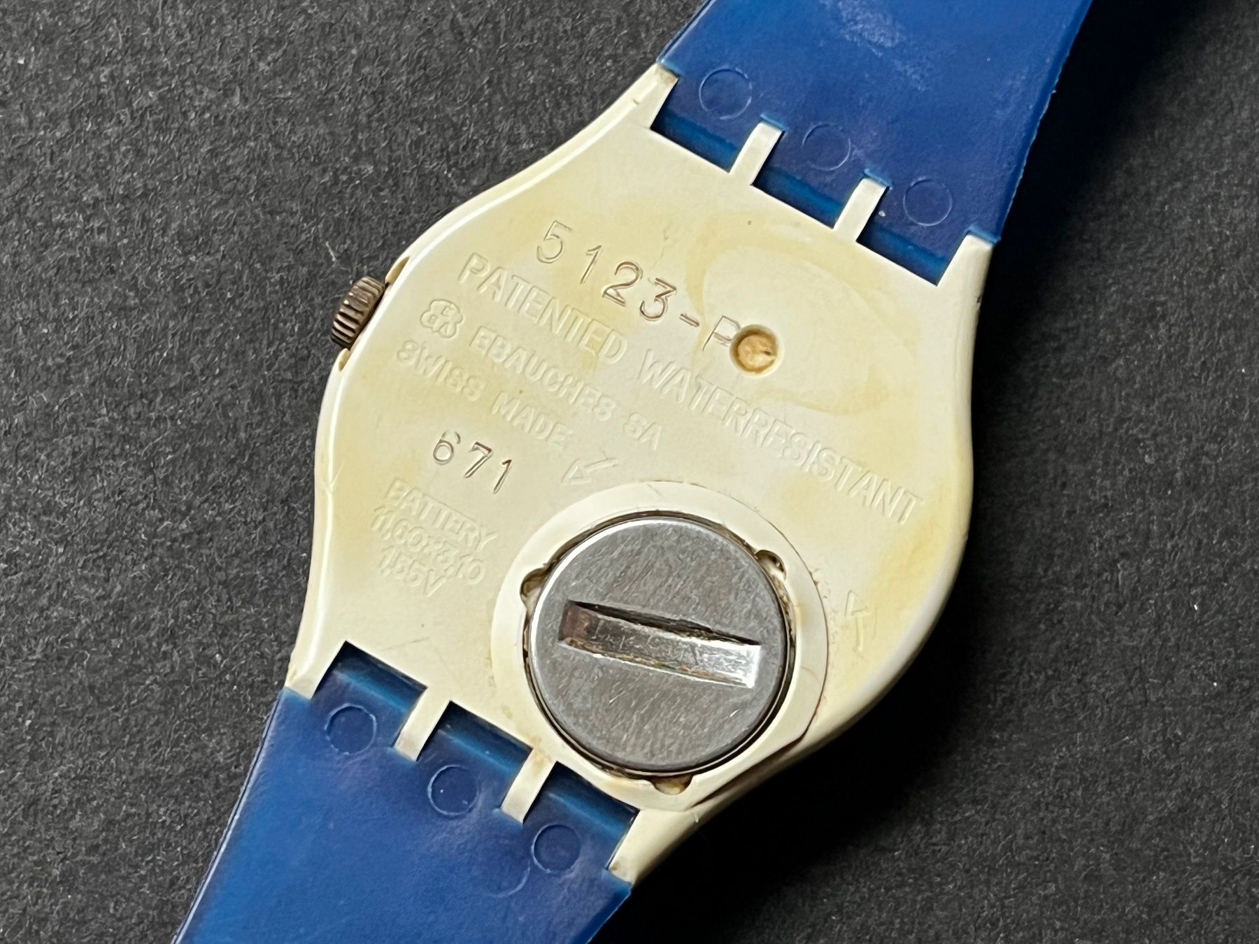 Swatch Gent Dotted Swiss GW104 1985 selten - refurbished (Gebraucht) in ...