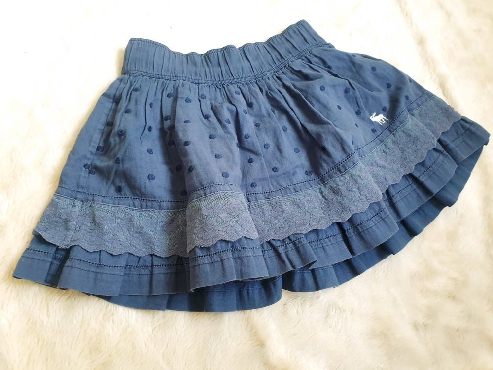 ABERCROMBIE & FITCH ROCK FALTENROCK XS 34 mini TOP zu SHIR (Gebraucht ...