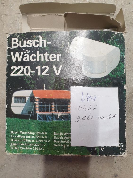 Busch Wächter Bewegungsmelder | Kaufen auf Ricardo