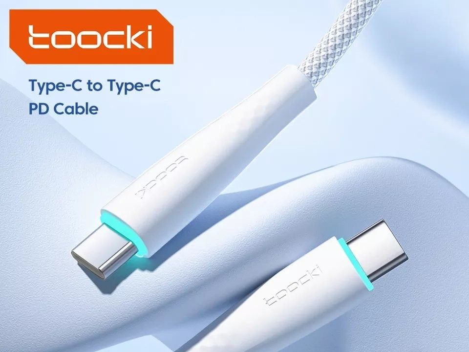 1 Meter USB C zu USB C Kabel mit LED 60W (fabrikneu) (Neu und ...