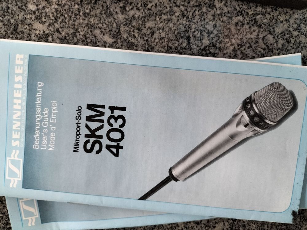 Sennheiser Mikrofone SKM 4031 sowie Empfänger EM 1003/2003 (Gebraucht ...
