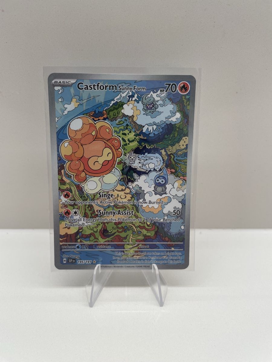 Castform Sunny Form Illustration Rare Surging Sparks 2024 (Gebraucht ...