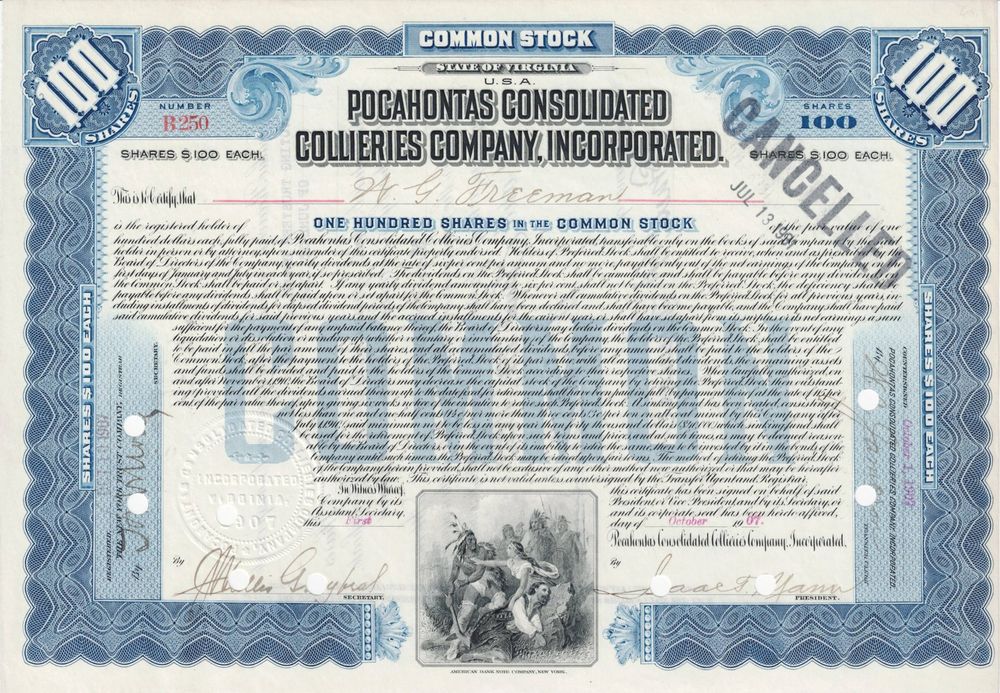 Pocahontas Consolidated Collieries Company (Gebraucht) in Ittigen für ...