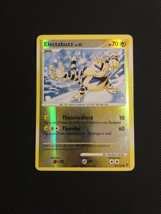 2007 Secret Wonders - Electabuzz reverse 87/132 Ab 1 (Gebraucht) in Paradiso für CHF 1 – mit ...