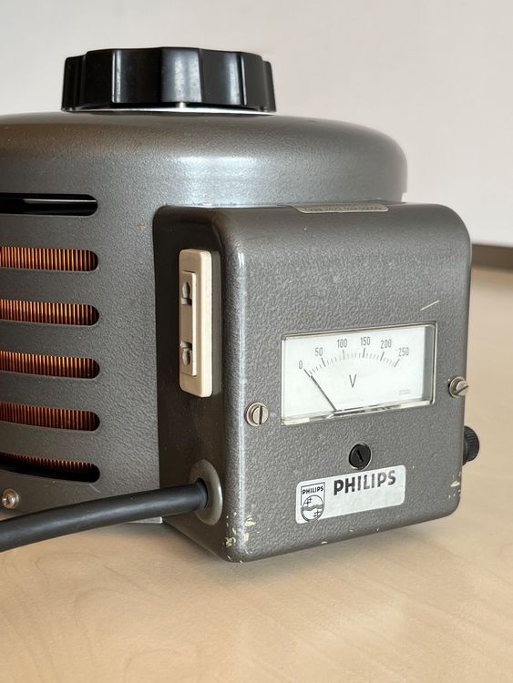 Regeltrafo Transformator antik 230 V Variac Philips (Défectueux) à ...