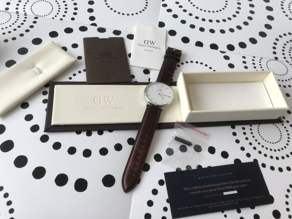 DANIEL WELLINGTON DW - WATCH FOR MEN - 41MM - WHITE DIAL !!! | Kaufen ...