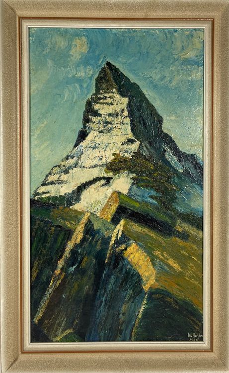 Berglandschaft Gemälde von W.Kohler | Kaufen auf Ricardo