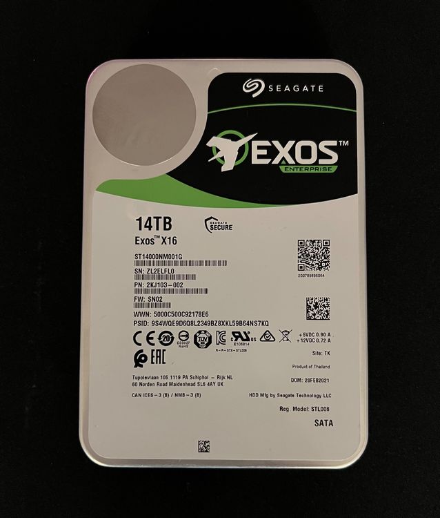 Seagate Exos X16 - 14TB (Gebraucht) in Küssnacht am Rigi für CHF 160 ...