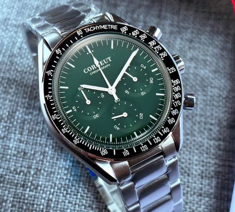 Corgeut Quarzuhr - Speedmaster Green (Neu und originalverpackt) in ...