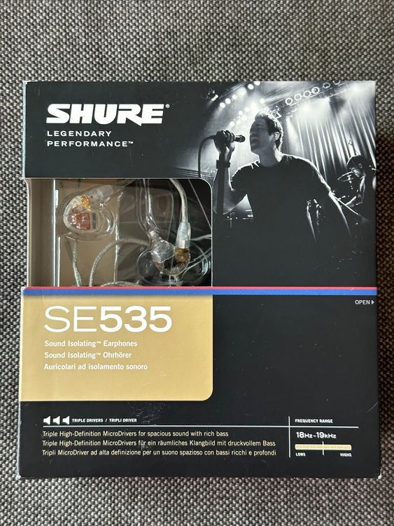Shure SE535-CL IEM, In-Ear-Kopfhörer | Kaufen auf Ricardo