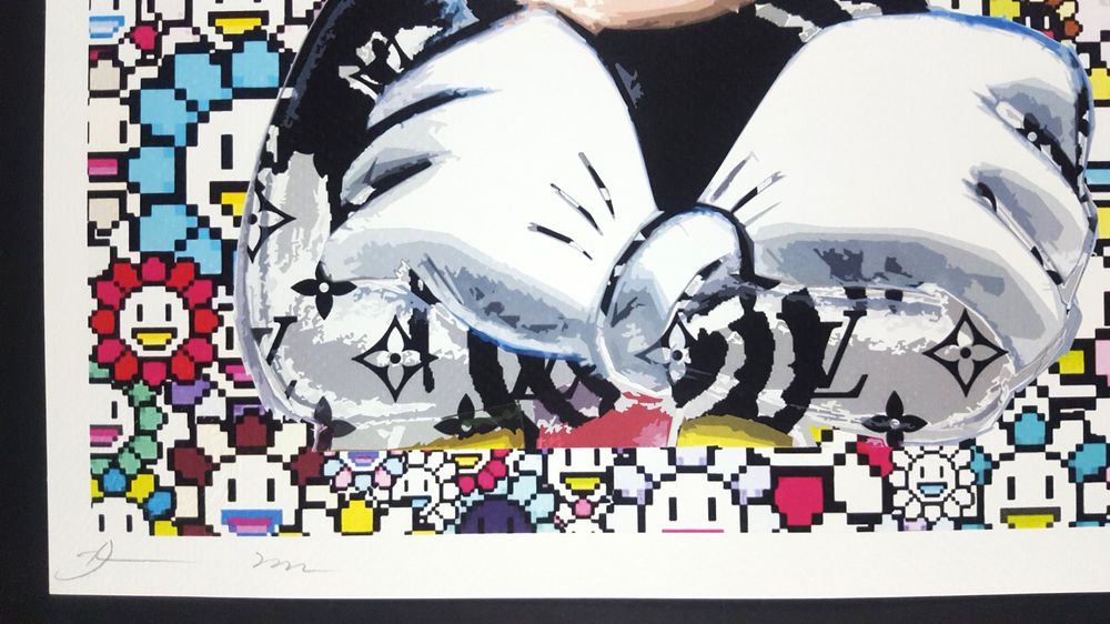 Death NYC Graffiti Pop Art " Murakami Vuitton Mickey Mouse | Kaufen auf ...