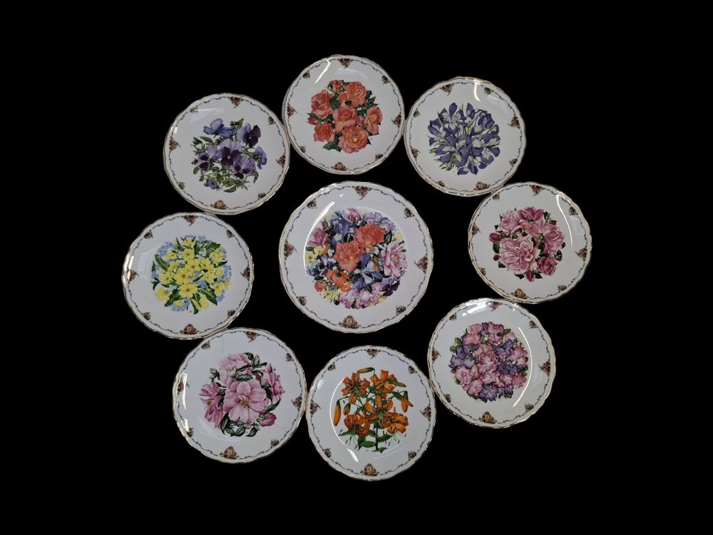 ROYAL ALBERT Sara Anne Schofield, 9 Sammelteller (Neu (gemäss ...